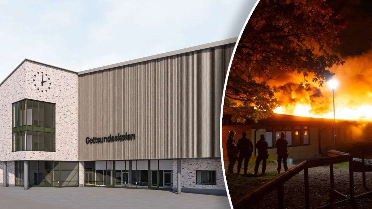 Efter storbranden: Så blir nya Gottsundaskolan – och då står den klar ...