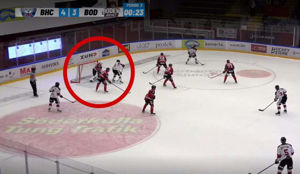 VIDEO: Se situationen som fick Boden Hockey att rasa