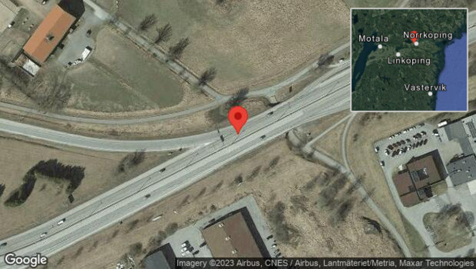 Trafikolycka med flera fordon