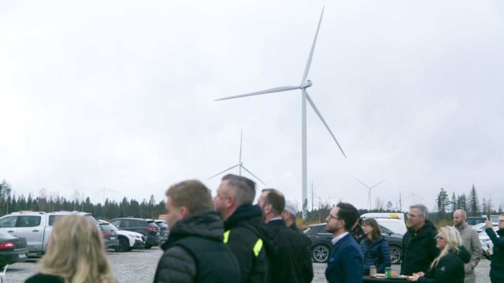 Efter turbulensen: Vindkraftpark i Markbygden invigd