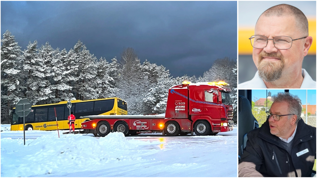 Bussarna saknar vinterdäck – flera i diket senaste dagarna