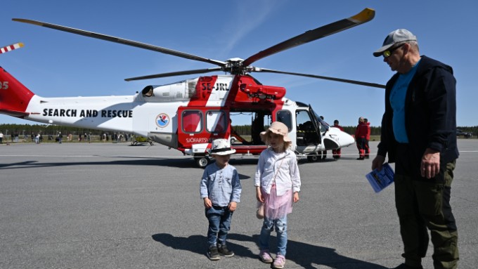 G-krafterna steg ute vid Skellefteå flygplats