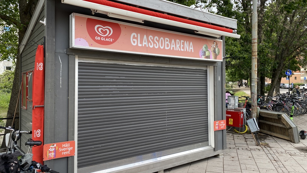 Ny kiosk vid Fyrisån – där Räven brukade sälja glass