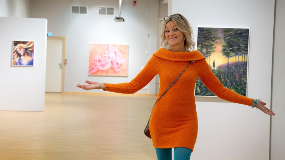 Monica Goosens vernissage var välbesökt: "Jag kommer avsluta med ett ...