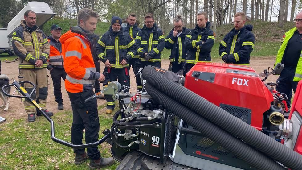 Här är järnhästen som ska stoppa skogsbränder i Östergötland