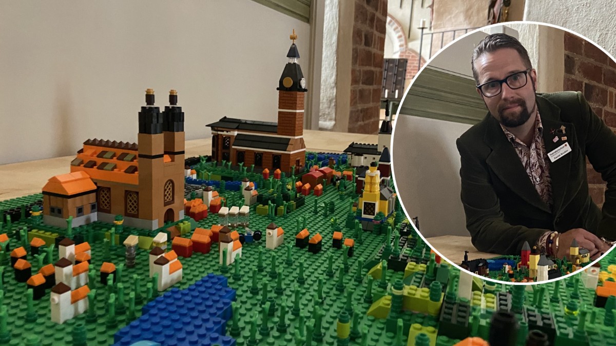 Daniel Brodén byggde hela Strängnäs stift – av legobitar: "Alla 174 ...