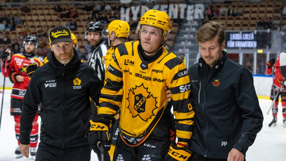 Talangbacken lämnade skadad – efter Shinnimins tackling • Här är Skellefteå AIK:s besked