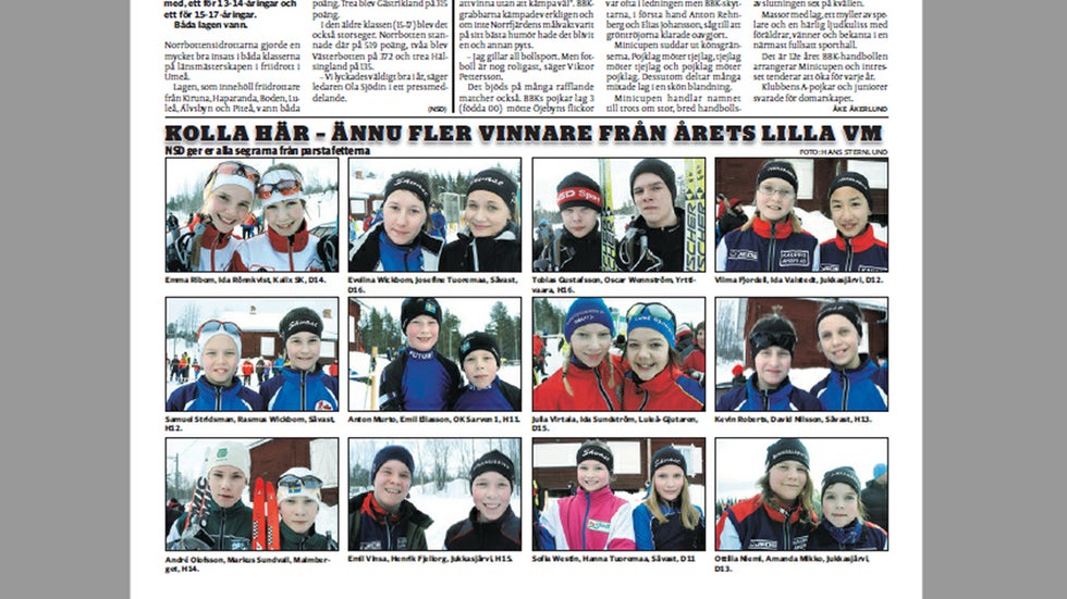 Bildextra: Nostalgi från Malmbergets sporthall