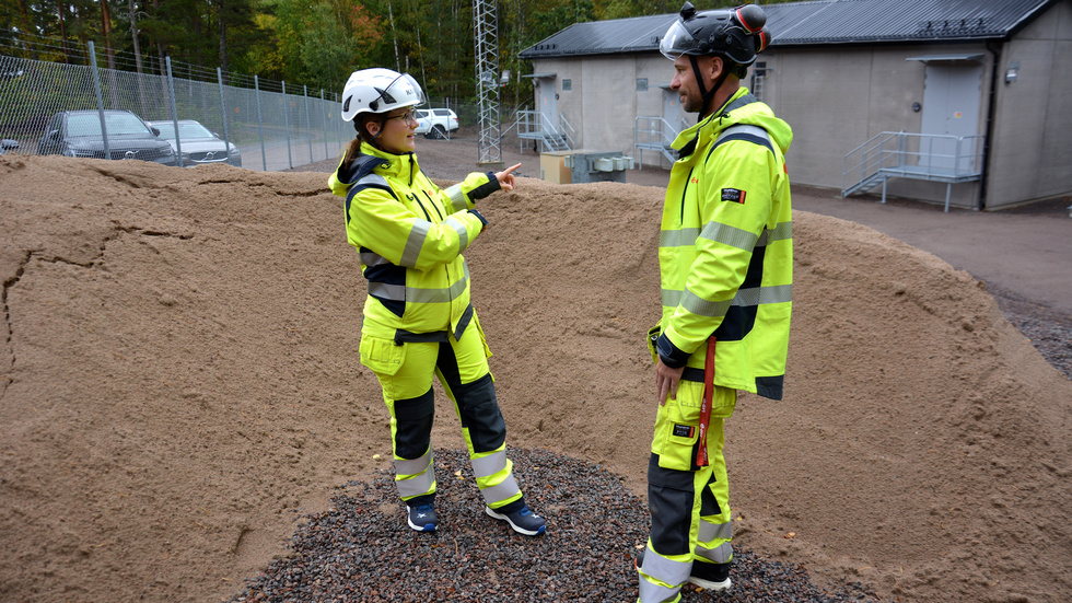 Ny transformatorstation men också något för vildbina