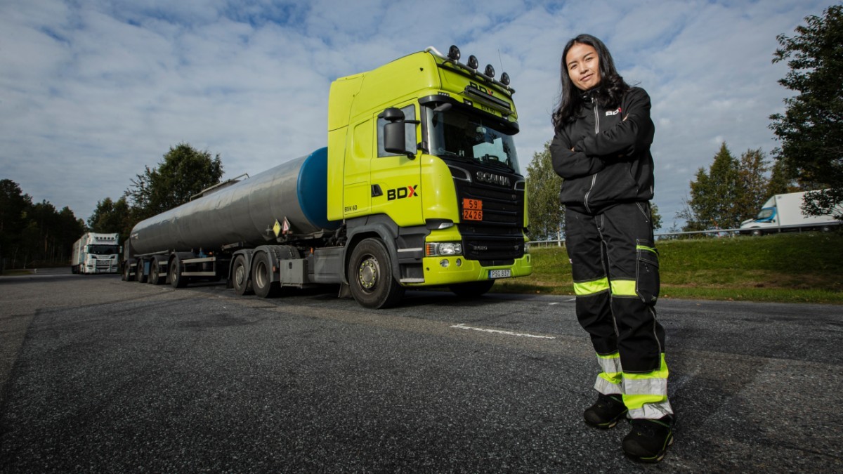 Mon bytte ut brödet mot lastbilar: "Jag tänkte att jag ska klara ...