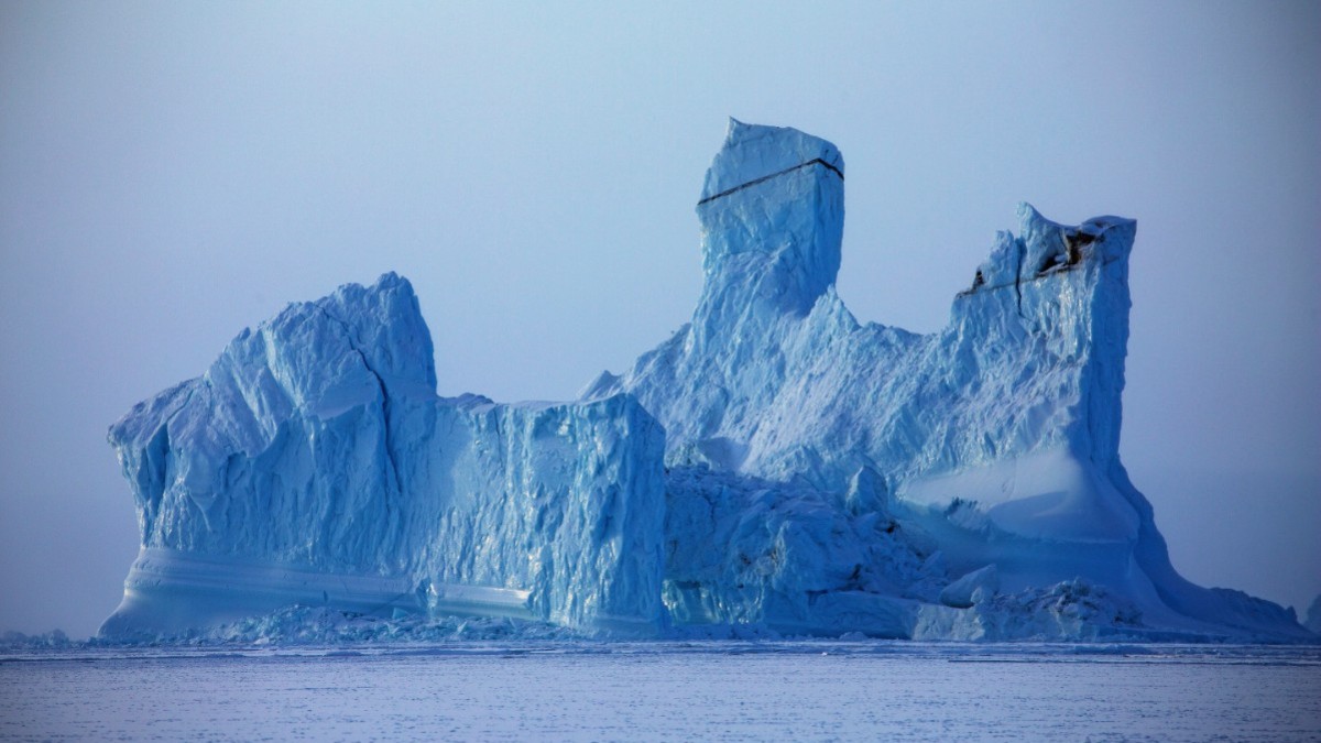 Världens nordligaste ö var ett isberg