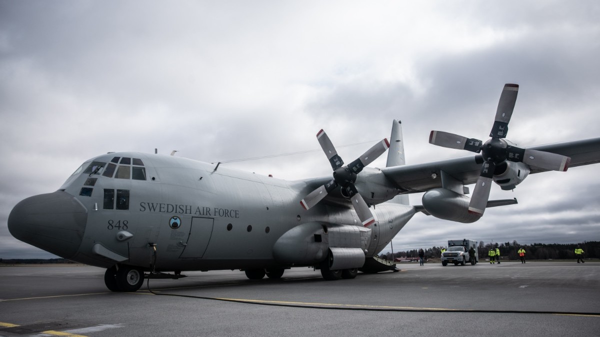 Försvarets Herculesplan ska transportera covidsjuka - UNT