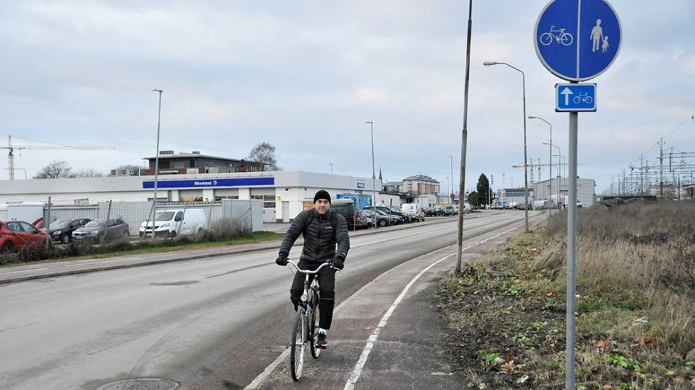 Enkelriktning gäller inte på cykelbanor