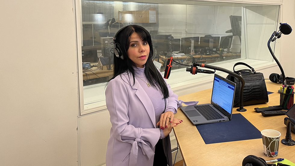 Västervikaren Samar, 45, är radions nya "korre" i Mellanöstern