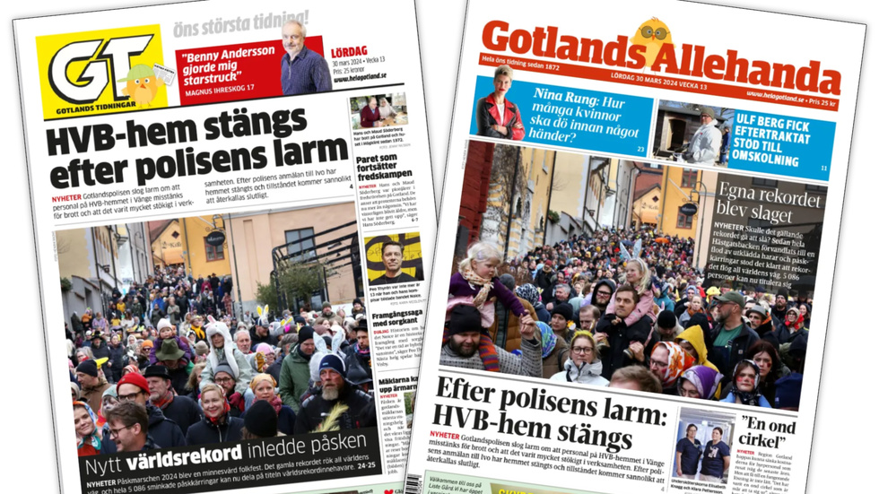 Inga papperstidningar på onsdagen – läs e-tidningen här