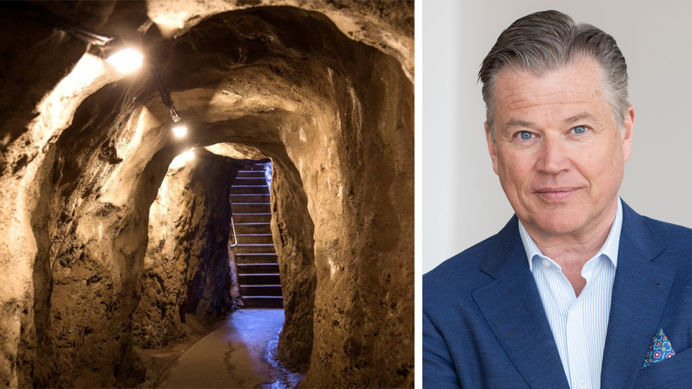 Kungavännen Taube köper grotta och värdshus på ön