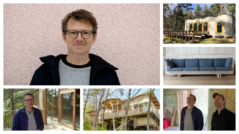 Josef från Västervik ritade omtalade trähuset i SVT:s "Husdrömmar"