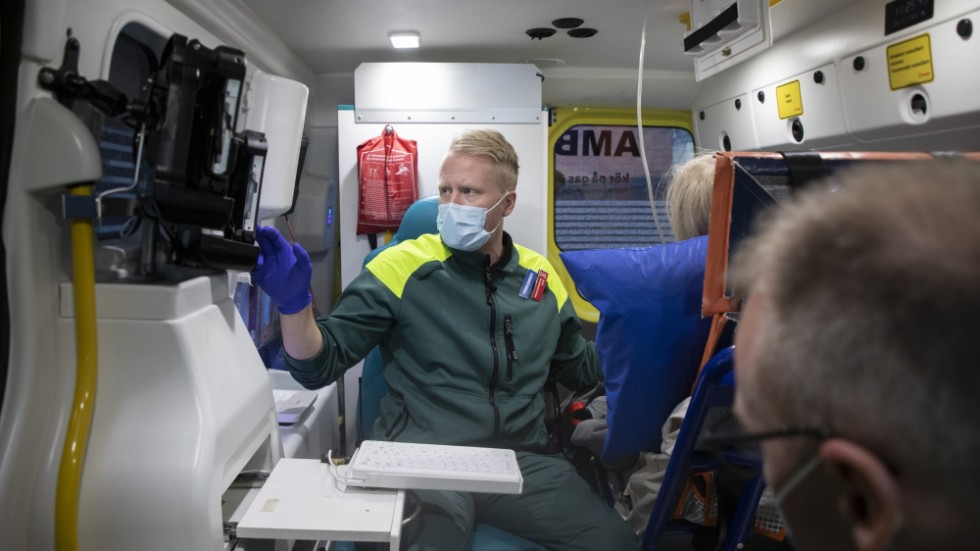 BILDEXTRA: Unik inblick – vi följde med ambulansen på utryckning