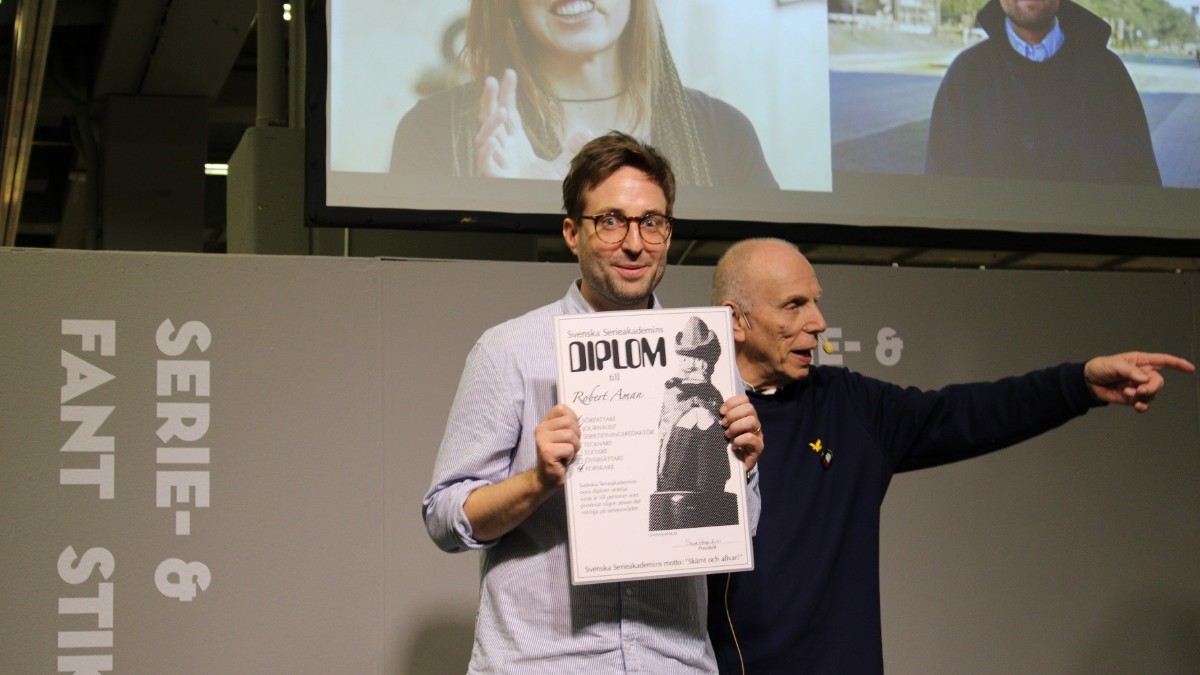 “En blivande klassiker” - serieforskaren Robert Aman prisas för sin bok ...