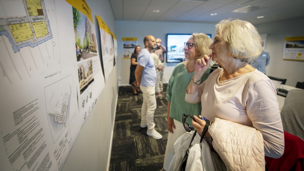 Lägre hus i nya bostadsområdet får positiv respons