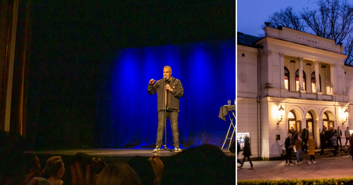Shan Atci driver med allt och alla på Nyköpings teater