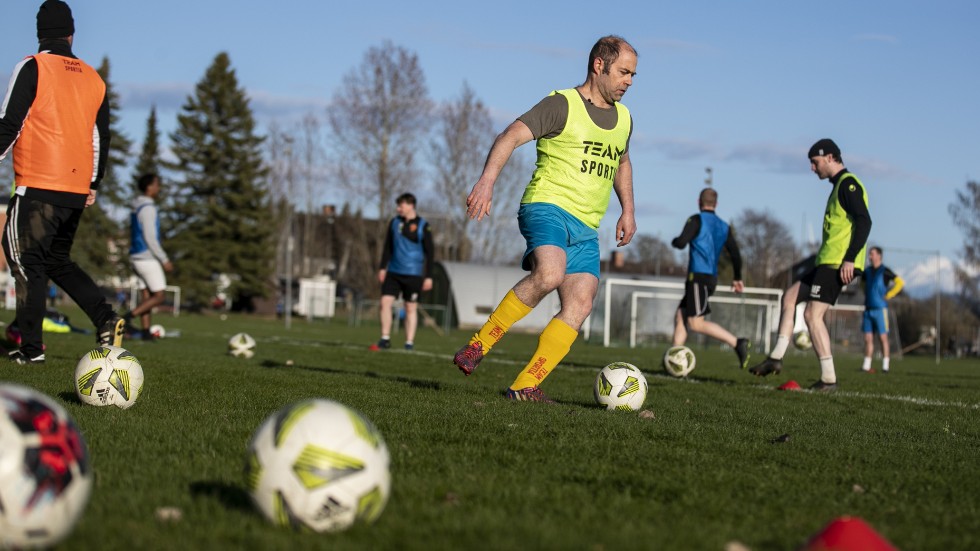 Vincent började med fotboll – som 42-åring