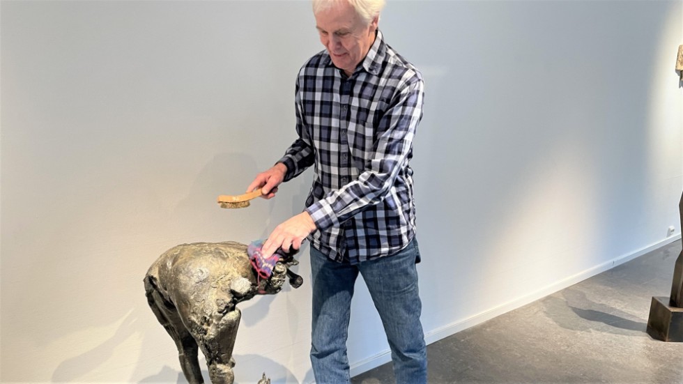 Skulptörparet har stött och blött varandra i 47 år • "Man blir väldigt ...