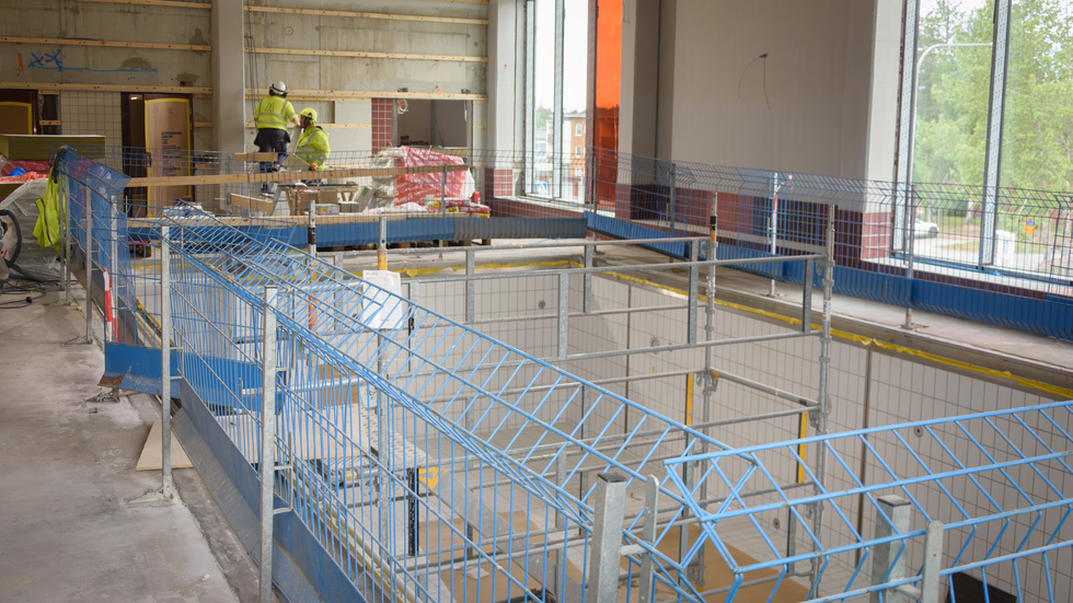 Hertsö badhus: Komplext bygge går mot sin slutspurt