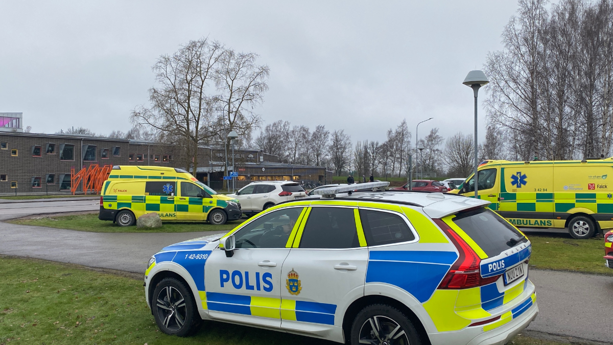 Efter bombhotet mot Mariebergsskolan: Polisen har lämnat