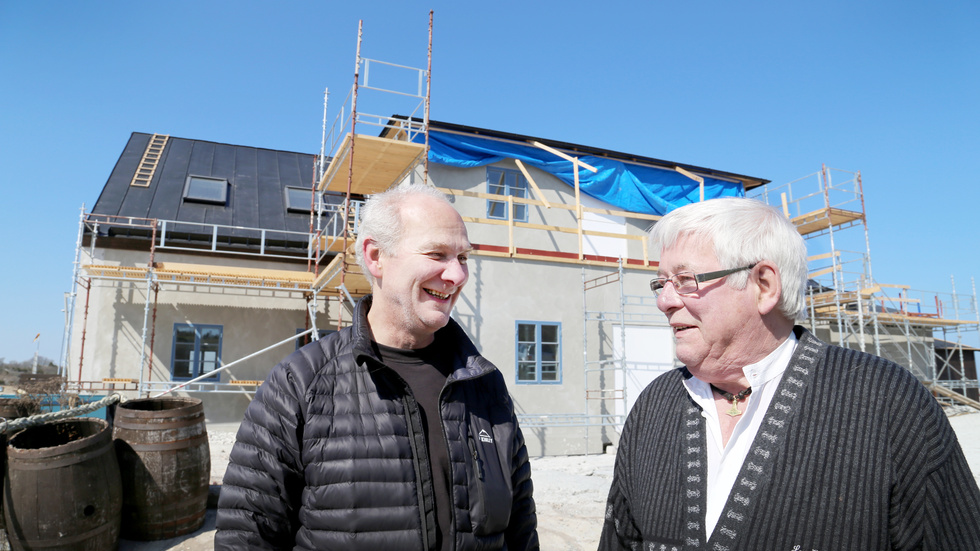 Stort intresse för lokala profilens kalkstensvilla