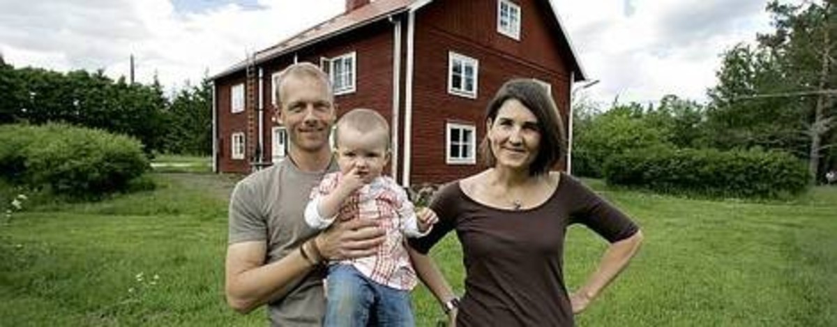 De sökte ett torp och fann ett träslott