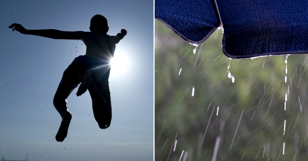 Soligt i helgen – sen kommer regnet • SMHI: "Handlar om 20 till 40 ...
