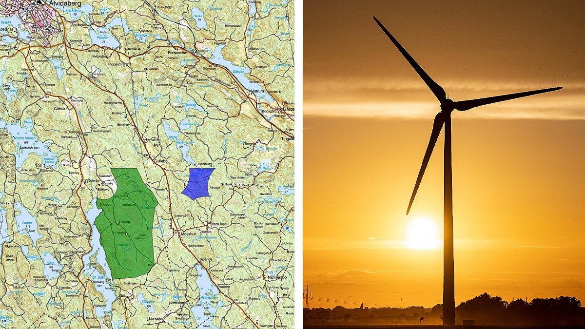 Elva vindkraftverk planeras i Åtvidaberg - Corren